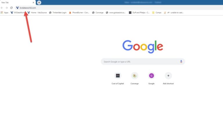Log into BVDataWorld - ValuSource Support