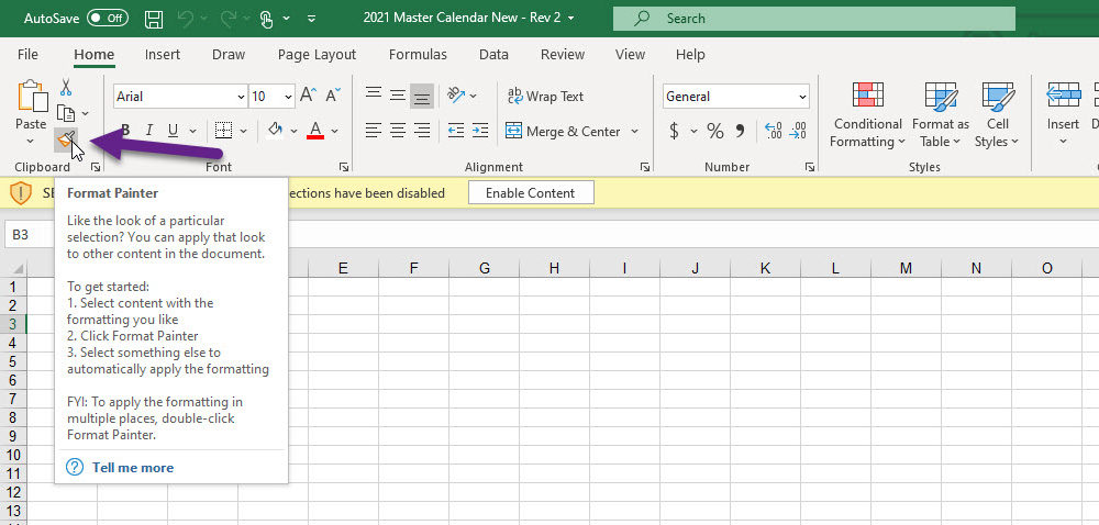 Save Time By Formatting Excel Spreadsheets Faster Valusource Support