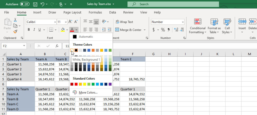 Hiding Text In Excel ValuSource Support