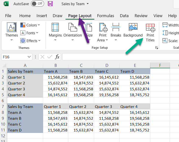 How To Repeat Headers On Every Page When Printing In Excel ValuSource