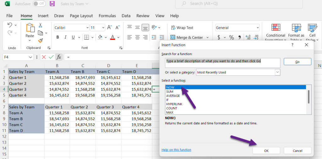 How To Insert A Timestamp In Excel Using The NOW Function ValuSource 